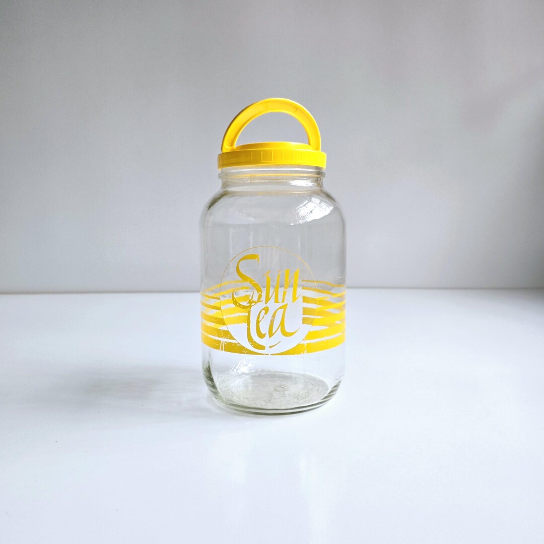 Sun Tea Jar Vintage Glass Gallon Ice Tea Jar - Etsy