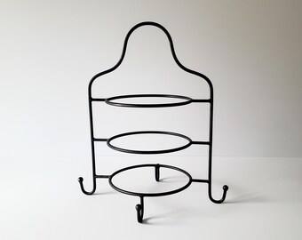 3 Tier Pie Plate Stand Vintage Tiered Dessert Rack - Etsy