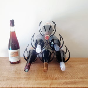 Wine Rack Vintage 6 Wine Bottle Rack - Etsy