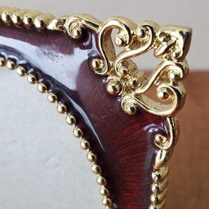 Vintage 2 1/2" X 3 1/2" Frame, Ornate Wallet Frame, Antique Frames, Gold Metal Frames, Small ...