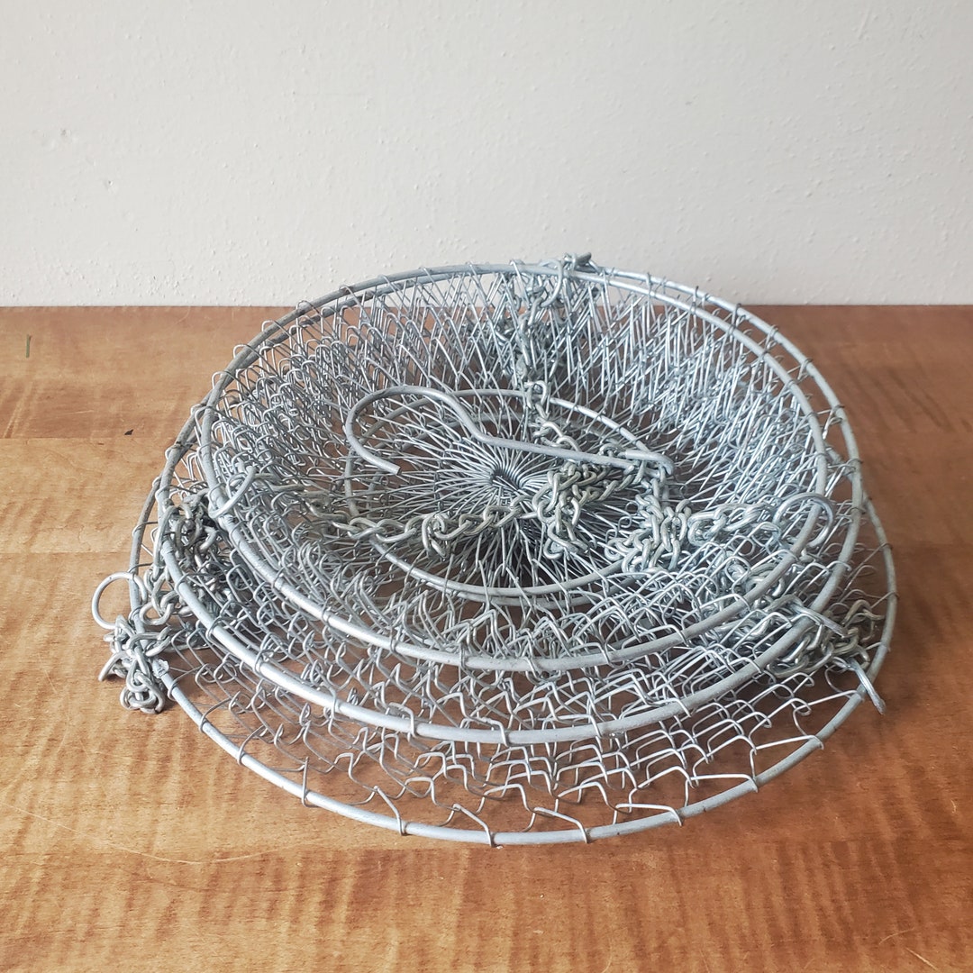 Vintage 3 Tier Hanging Baskets Wire Hanging Baskets Great for Kitchen ...