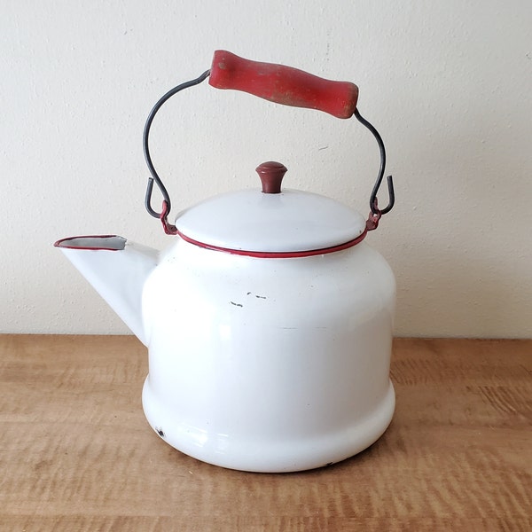 Enamel Tea Pot - Etsy