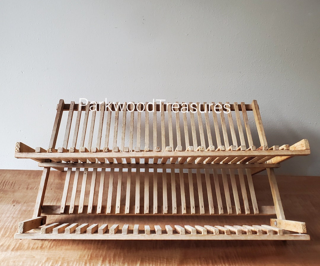 Vintage Dish Rack Drainer Drying Pot Countertop Drying Rack - Etsy
