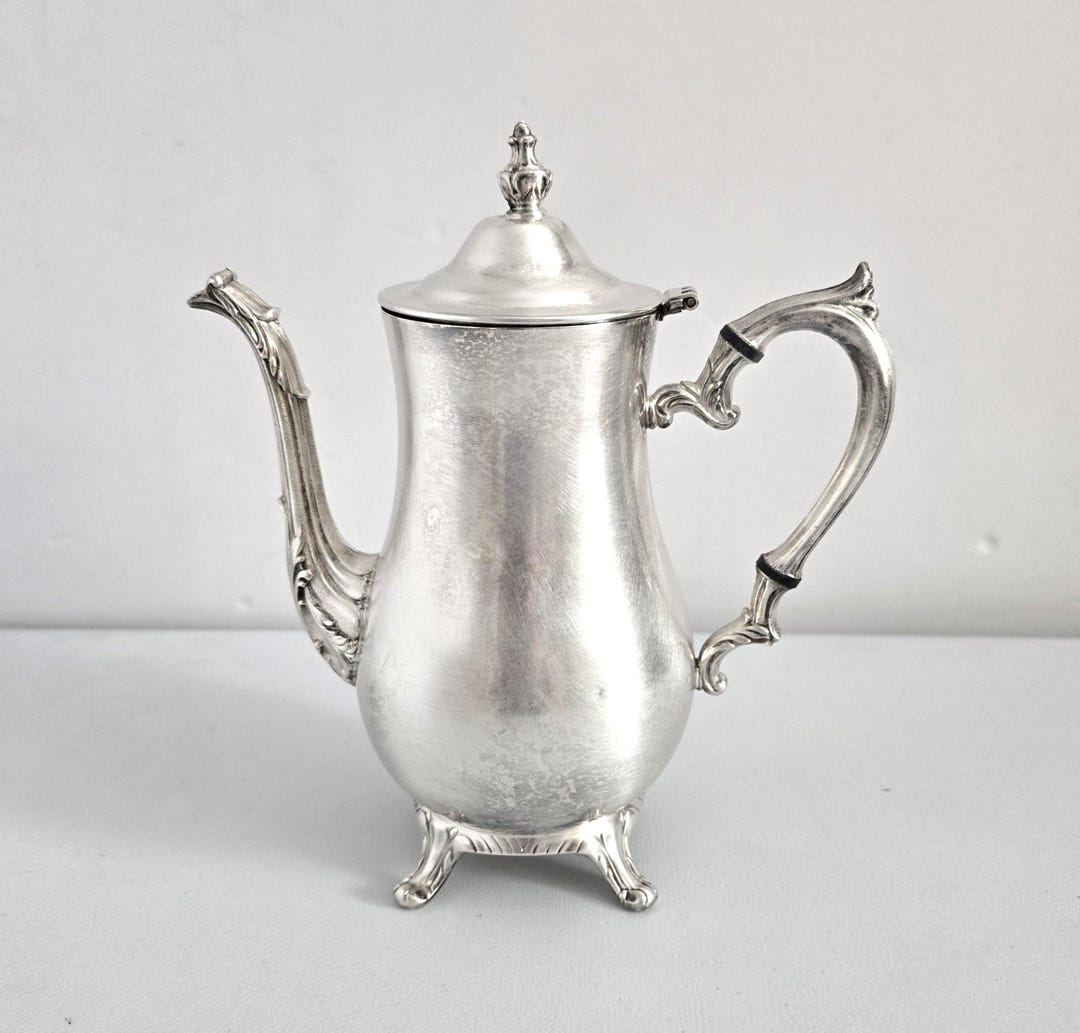 Vintage Silverplate Teapot: International Co - Etsy