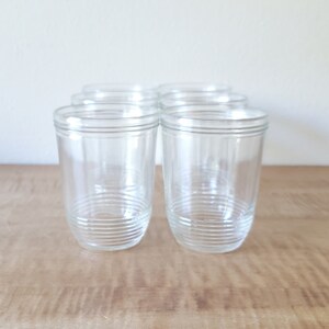 Vintage Jelly Jar Juice Glasses, 6 Kerr Jelly Canning Jars /details in ...