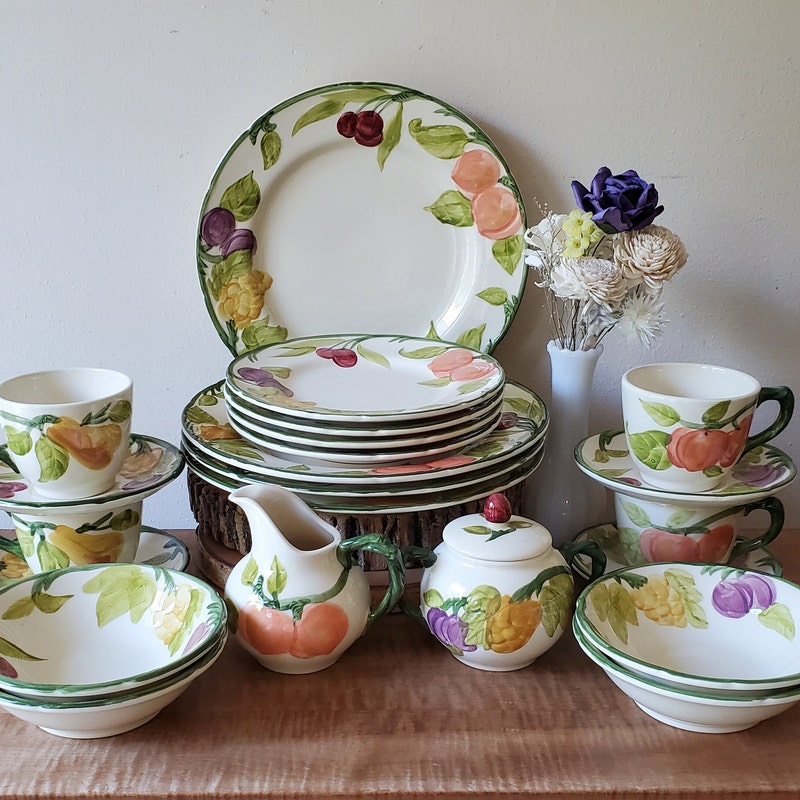 Fruit Design Dinnerware - Etsy