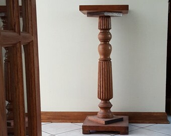 Wood fern stand | Etsy