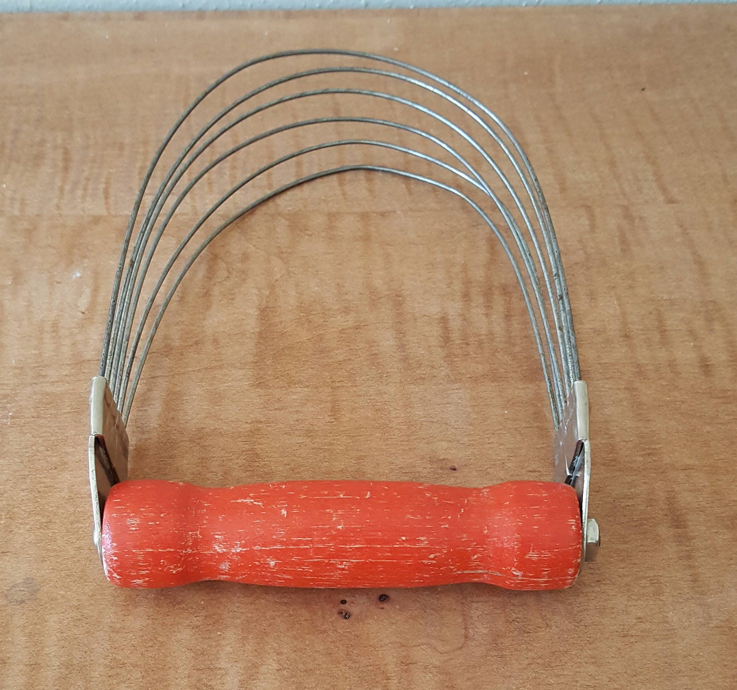 Vintage Red Handle Pastry Cutter Androck Pie Dough Cutter | Etsy