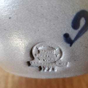 Vintage Rowe Pottery Works 9 Stoneware Bowl, Rowe Salt Glaze Bowl With ...