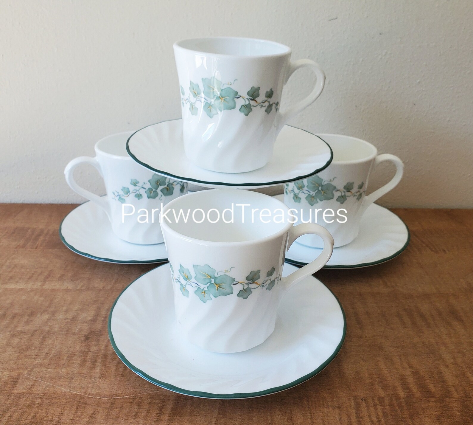 Vintage Corelle Callaway Ivy Dinnerware 21 Piece Set for 4 - Etsy