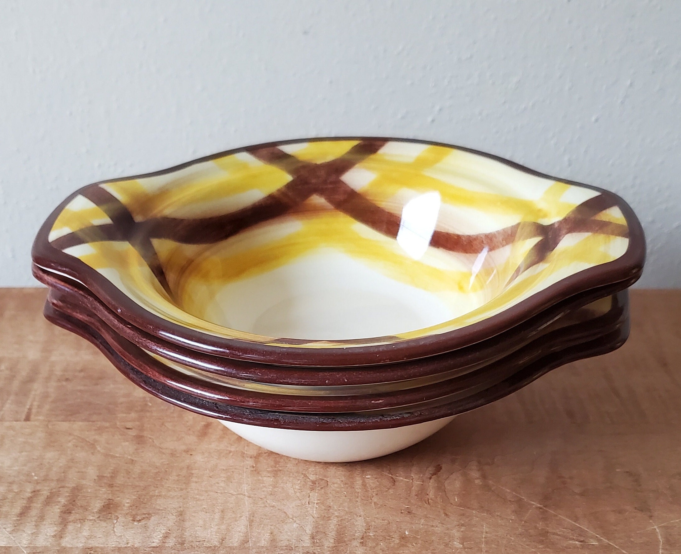 Vintage Vernonware Organdie Plaid Dinnerware 23 Piece Set for - Etsy