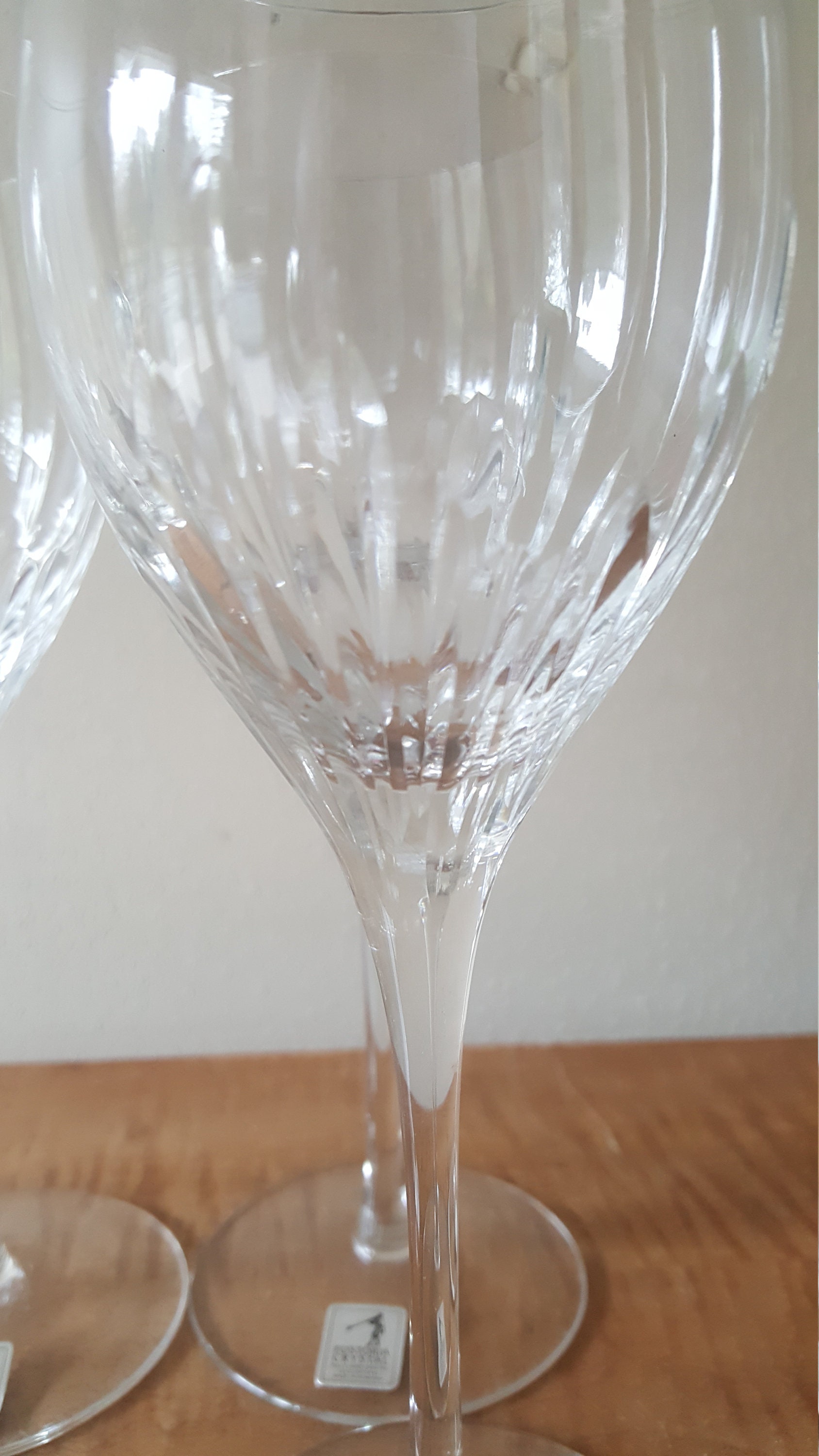 Vintage Fostoria Crystal Stemware Hand Blown Romanian Crystal | Etsy