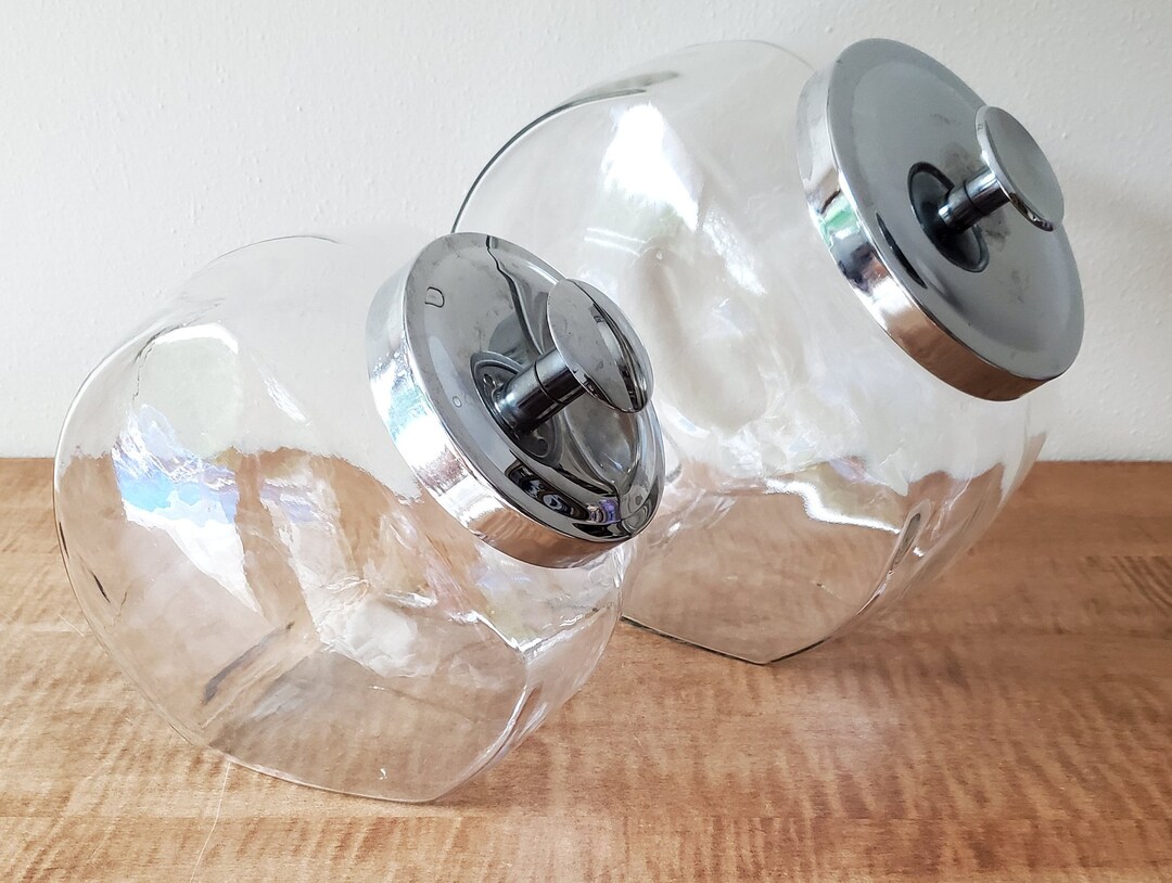 Vintage 1 Gallon Slant Jar, Candy Store Jar, Tilt Jar, Penny Candy Jar ...