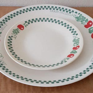 Vintage Corelle Farm Fresh Dinnerware: 21 Piece Set for 4 Guests - Etsy