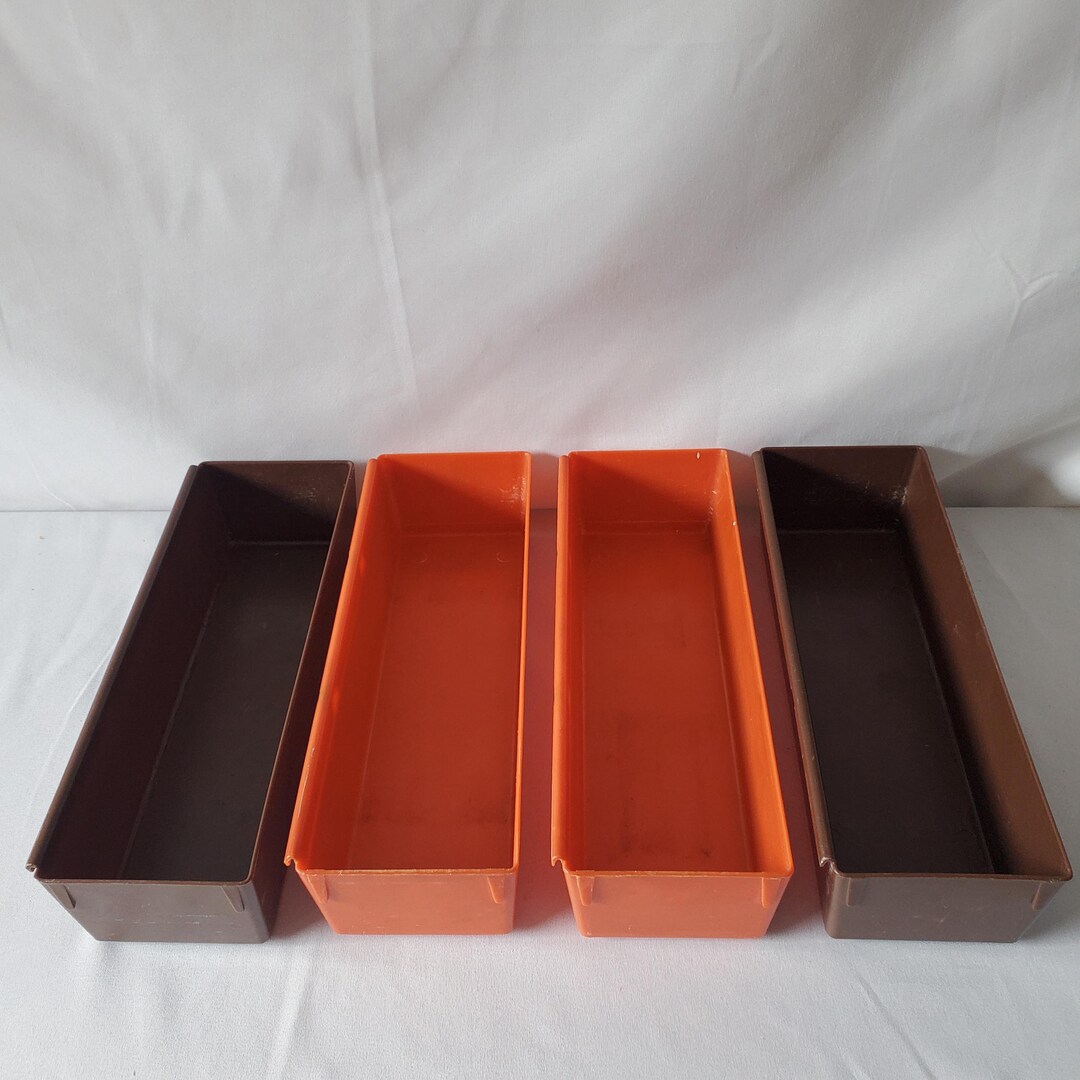 Vintage Rubbermaid Interlocking Drawer Trays, Set of 4 - Etsy