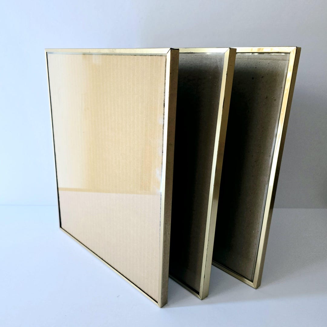 Vintage Gold Metal Picture Frame 11x13 - USA Made Tabletop or Wall ...