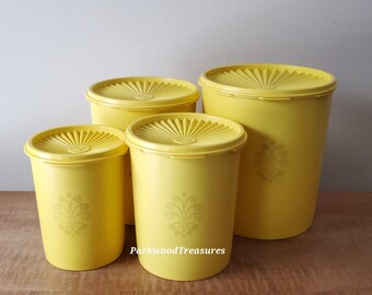 Yellow Tupperware - Etsy