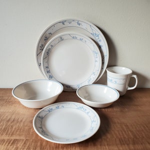 Vintage Corelle First of Spring Dinnerware 25 Piece Set for 4 - Etsy