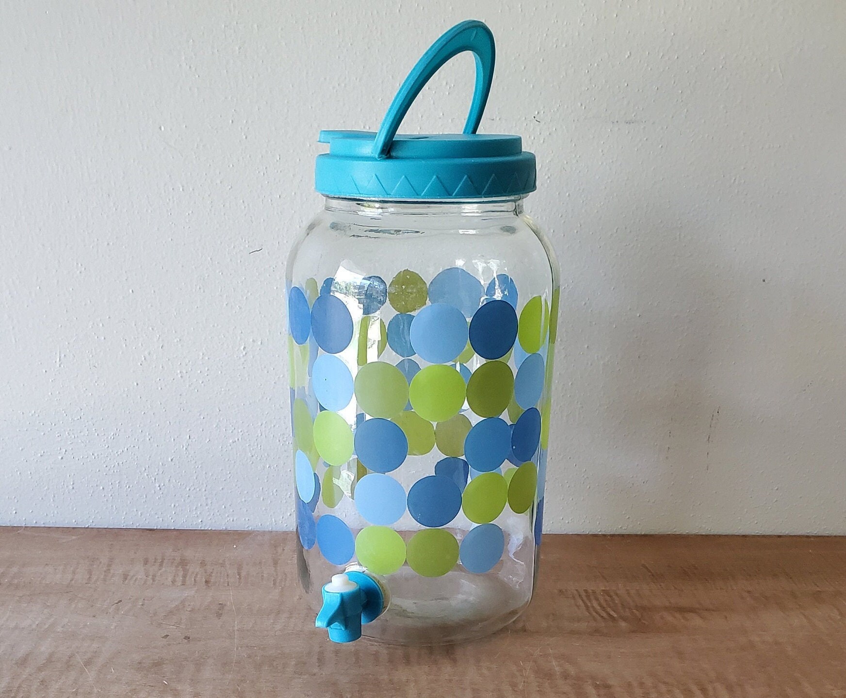 Vintage Sun Tea Jar Ice Tea Jug Glass Gallon Ice Tea Jar Jars ...