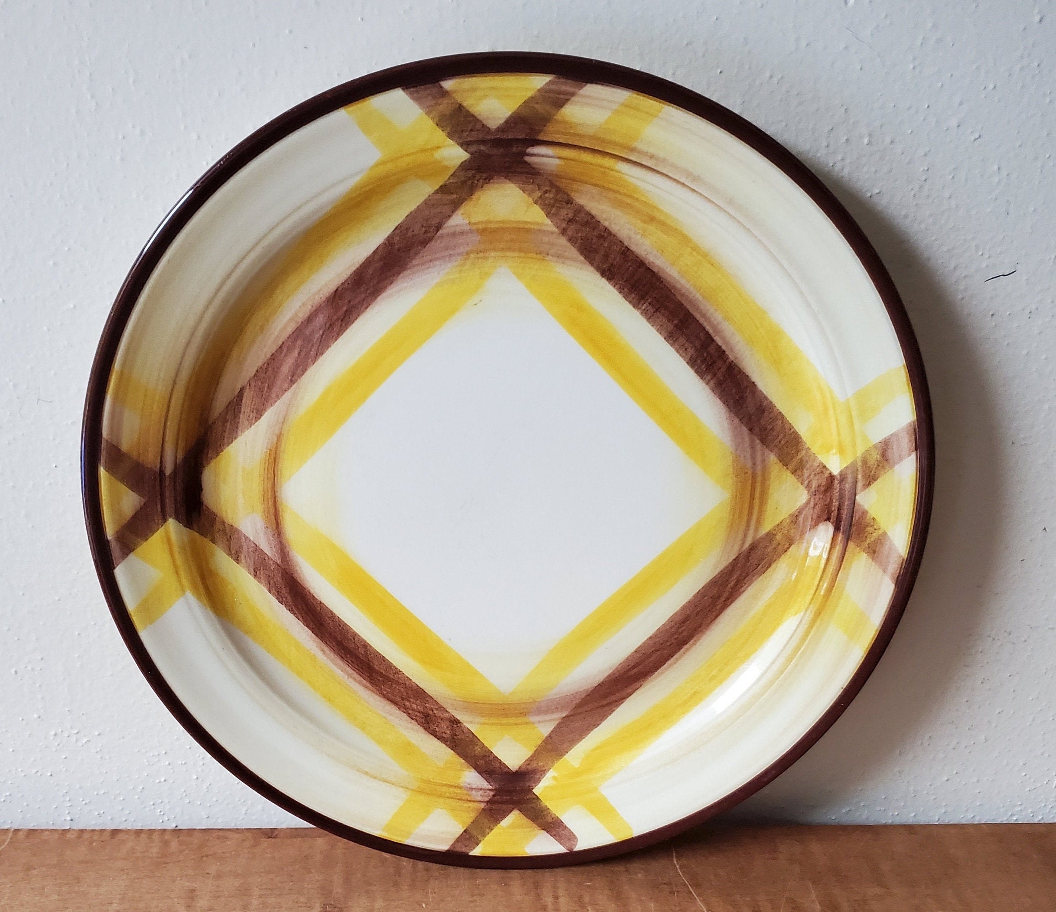 Vintage Vernonware Organdie Plaid Dinnerware 23 Piece Set for - Etsy