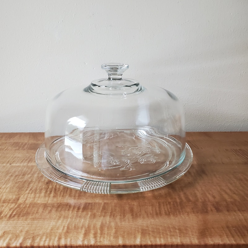 Glass Cake Dome - Etsy