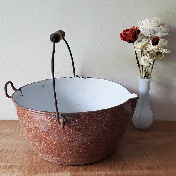Enamelware Pot - Etsy