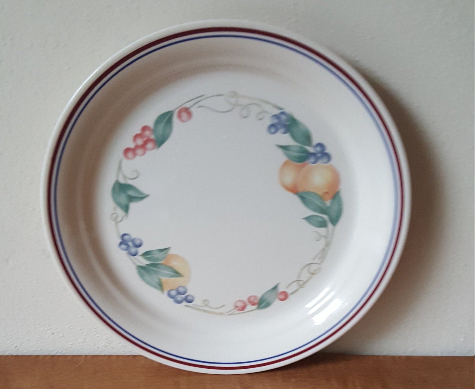 Vintage Corelle Abundance Lunch Plates Set of 4 - Etsy