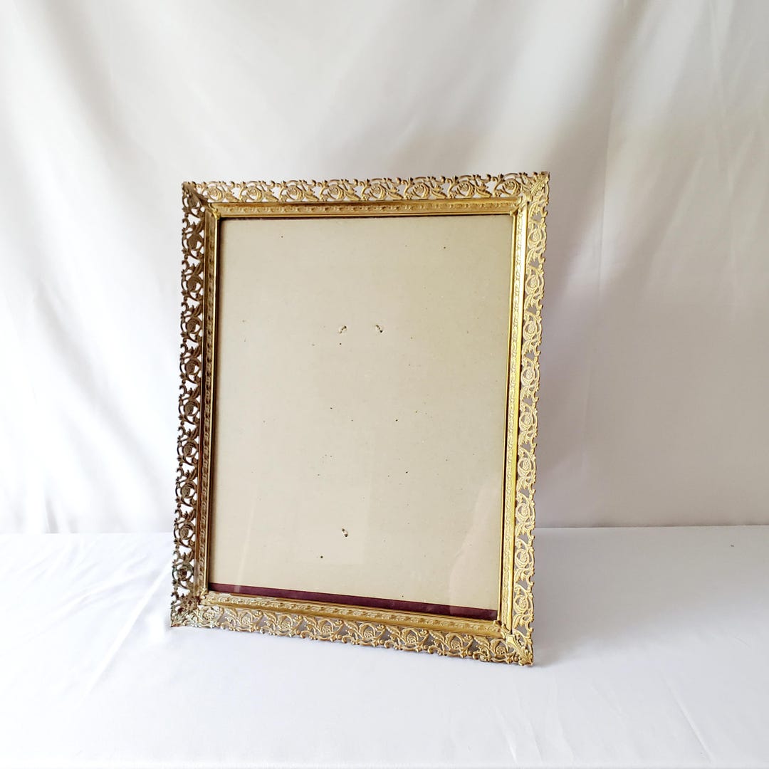 Vintage 11 X 14 Frame Ornate Filigree Frame - Etsy
