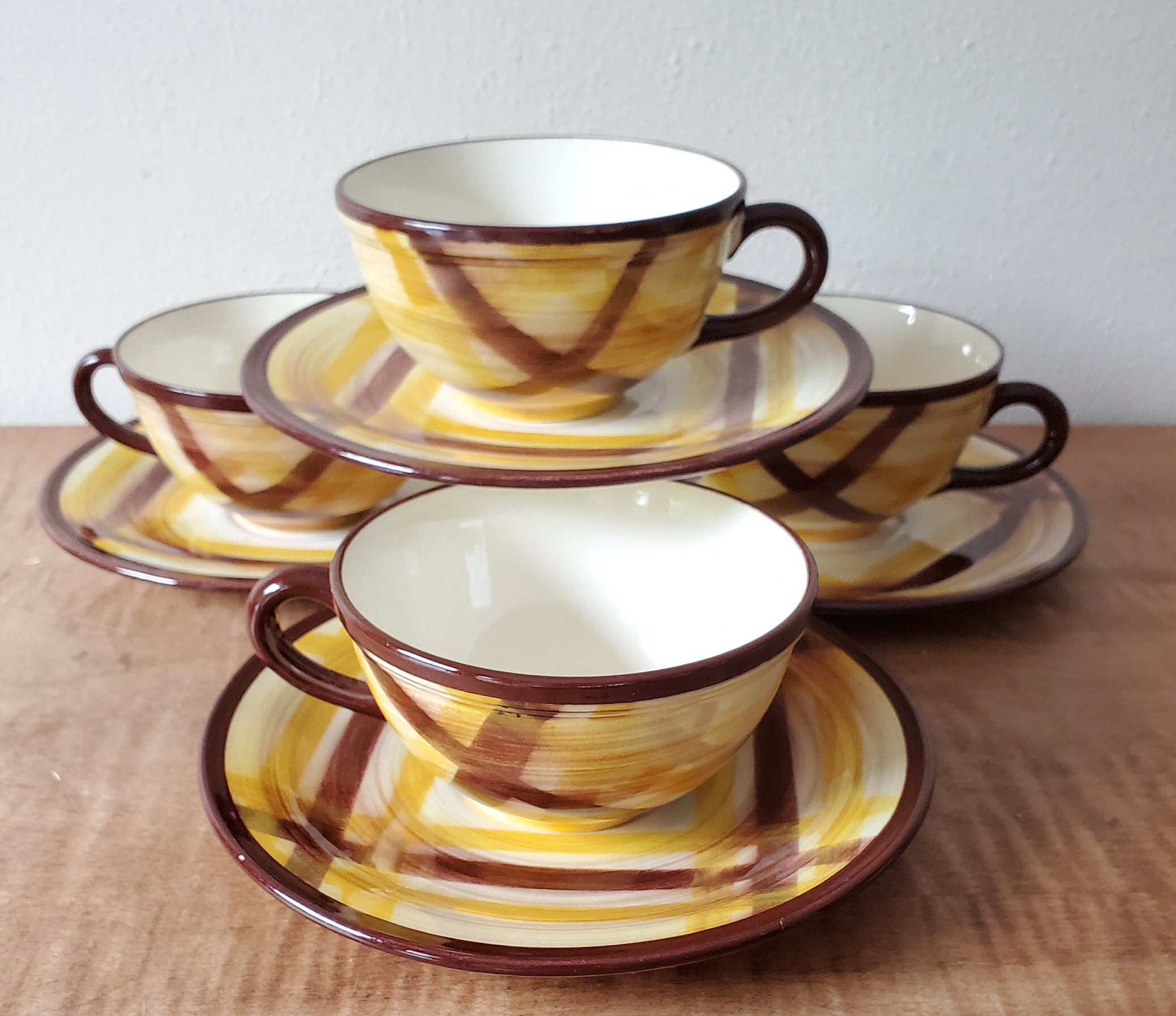 Vintage Vernonware Organdie Plaid Dinnerware 23 Piece Set for - Etsy