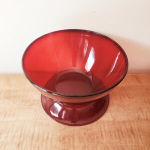 Vintage Punch Bowl Stunning Ruby Red Punch Bowl 12 Cups - Etsy