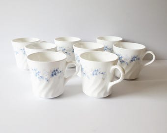 Corelle Blue Fleur Vintage Dinnerware 20 Piece Set for 4 Guests - Etsy