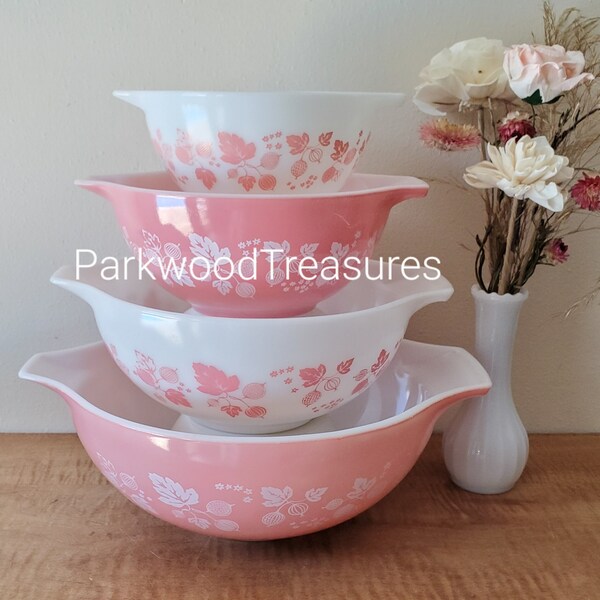 Pink Pyrex Bowls - Etsy