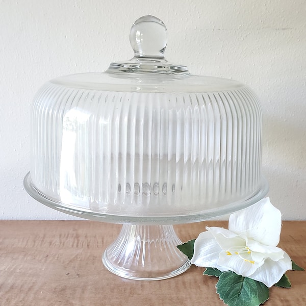 Glass Cake Stand - Etsy