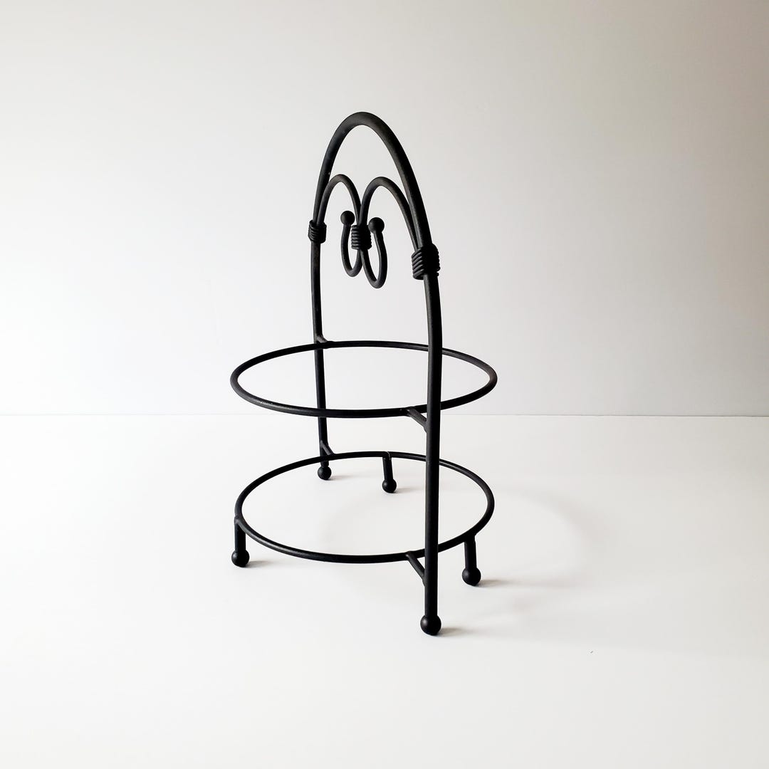 2 Tier Pie Stand Vintage Plate Rack - Etsy