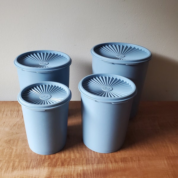Vintage Tupperware Canisters - Etsy