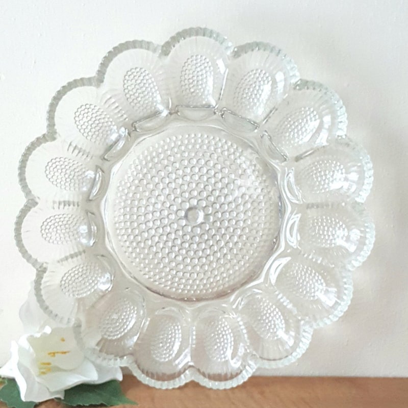 Deviled Egg Plate Vintage - Etsy
