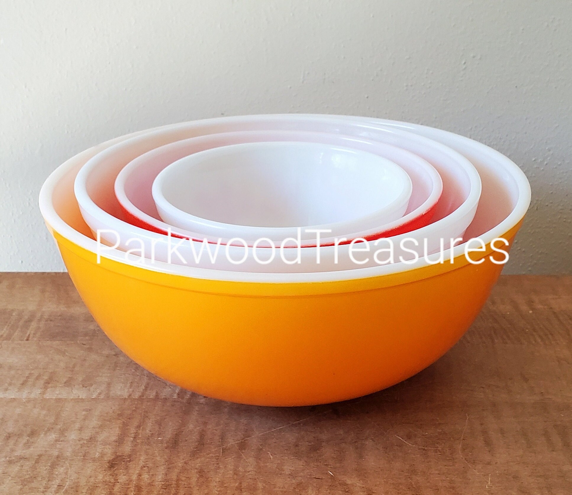 Vintage Pyrex Friendship Mixing Bowls - Etsy