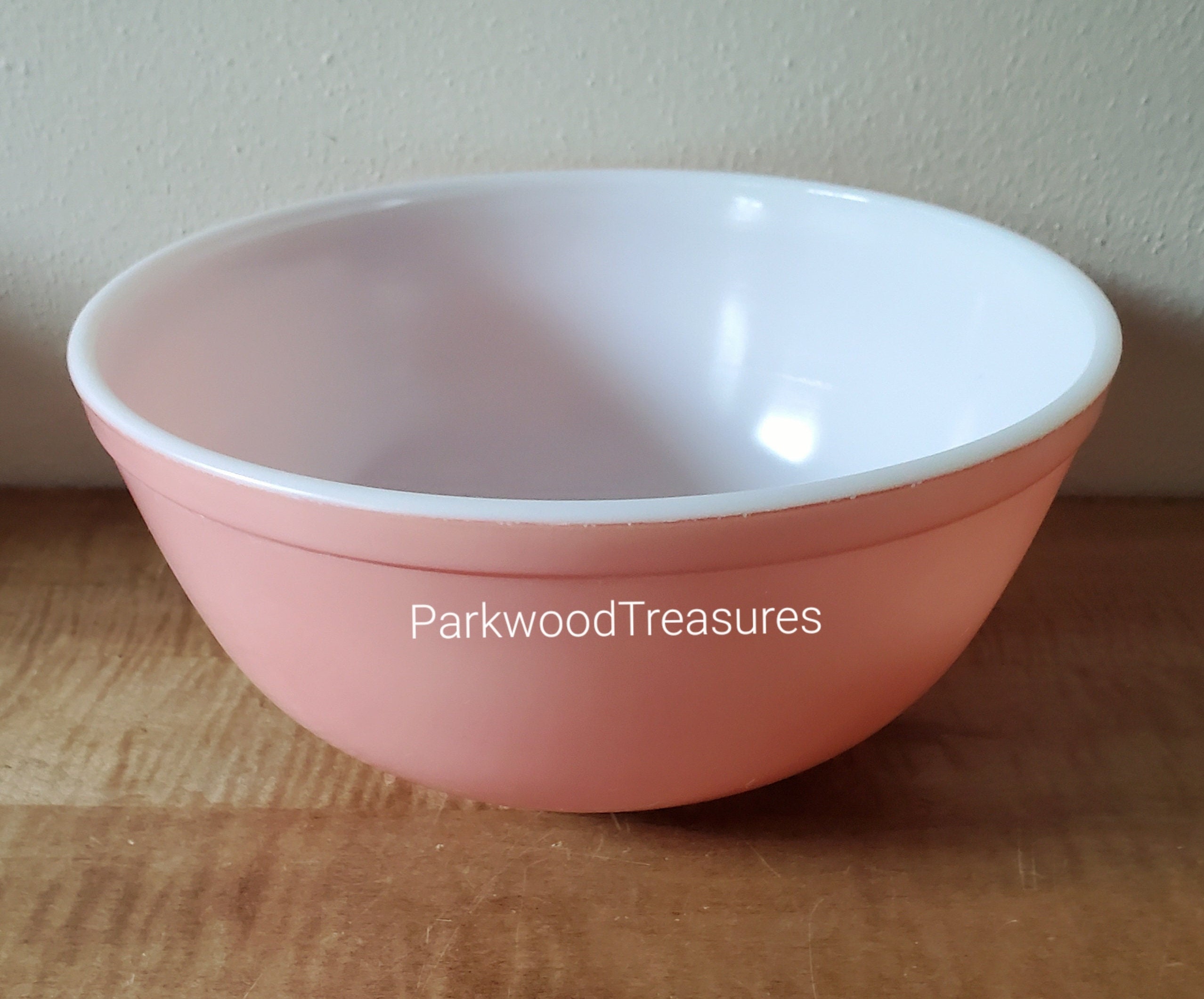 Vintage Pyrex Pink Mixing Bowl Nesting Bowls Set of 4 Bowls /details in ...
