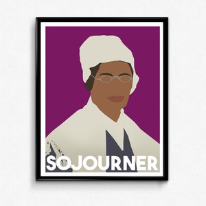 Sojourner Truth Poster- Feminist Poster, Minimalist Print, Wall Art ...
