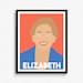 Elizabeth Warren Feminist Poster- Minimalist Feminist Art - Etsy