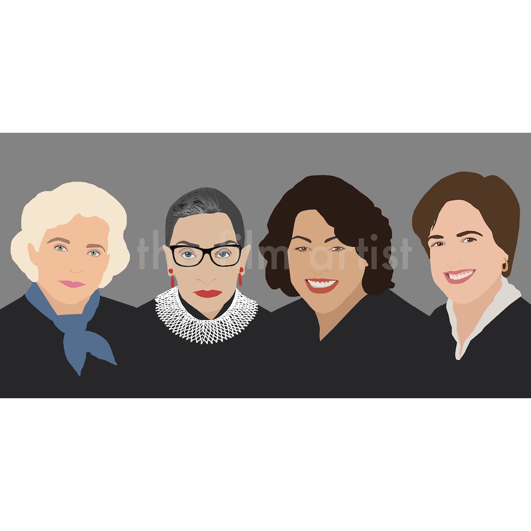 CUSTOM Women of the Supreme Court - Etsy