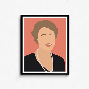 Eleanor Roosevelt Feminist Icon Poster- Unique Feminist Wall Art - Etsy