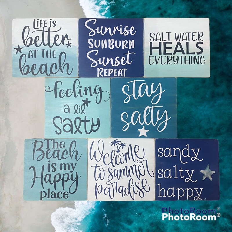 6x6 Wood Sign - Etsy