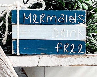 Summer Mini Wood Book Stack Summer Tiered Tray Decor Beach - Etsy