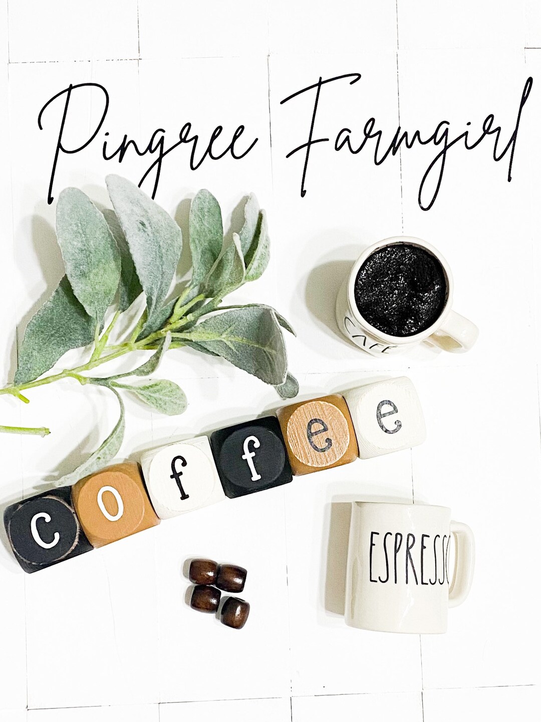 Gorgeous Typography 1.5 Inch Coffee Blocks for Entryway Decor, Gift for ...