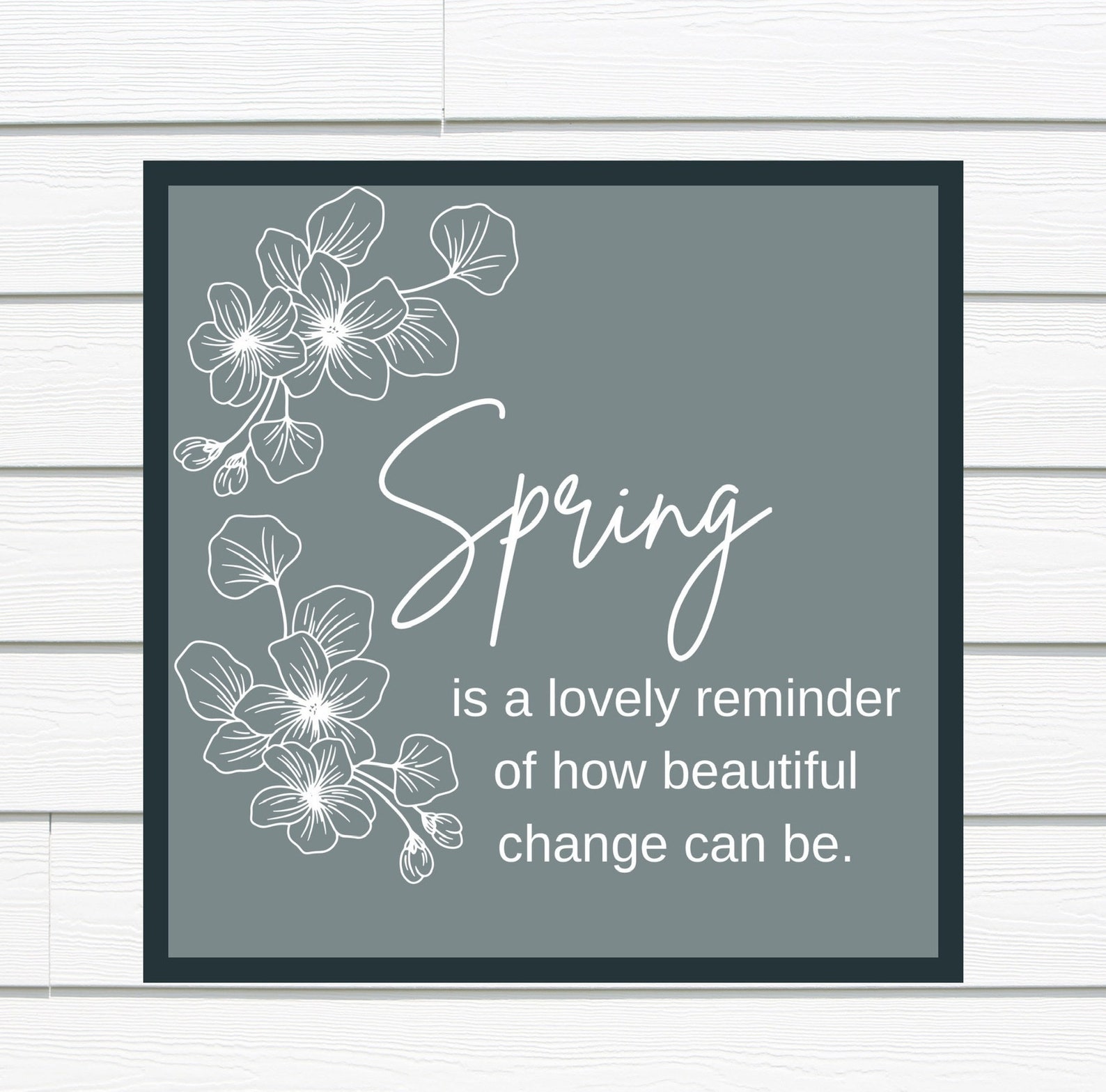 Spring is a Lovely Reminder Digital Print 20x20 Instant Download ...