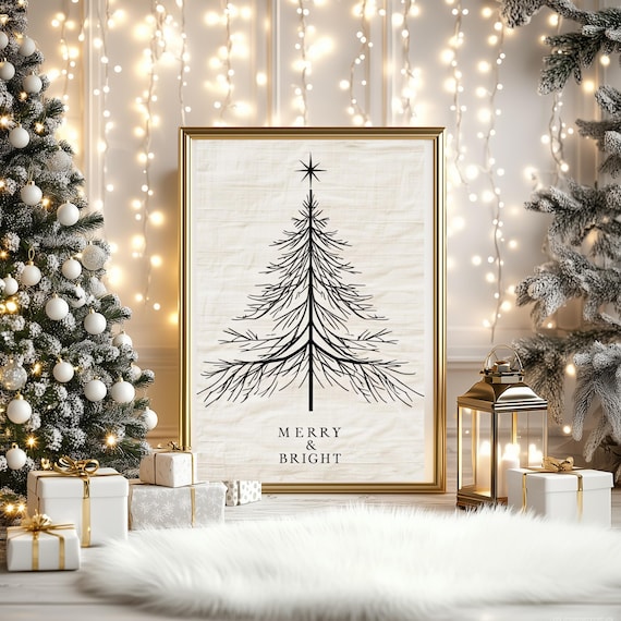 Merry And Bright Xmas Tree