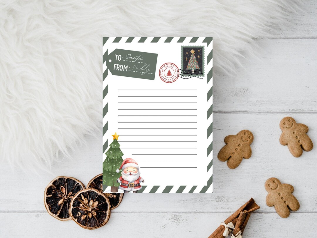 Letter to Santa, Santa Letter, Christmas Eve Box, Elf, Christmas List ...