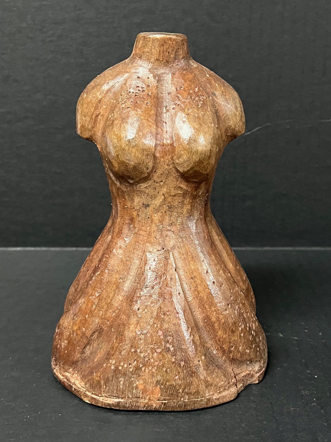 Carved Solid Wood Paper Mache Mold of Mannequin - Torso T124 - Etsy