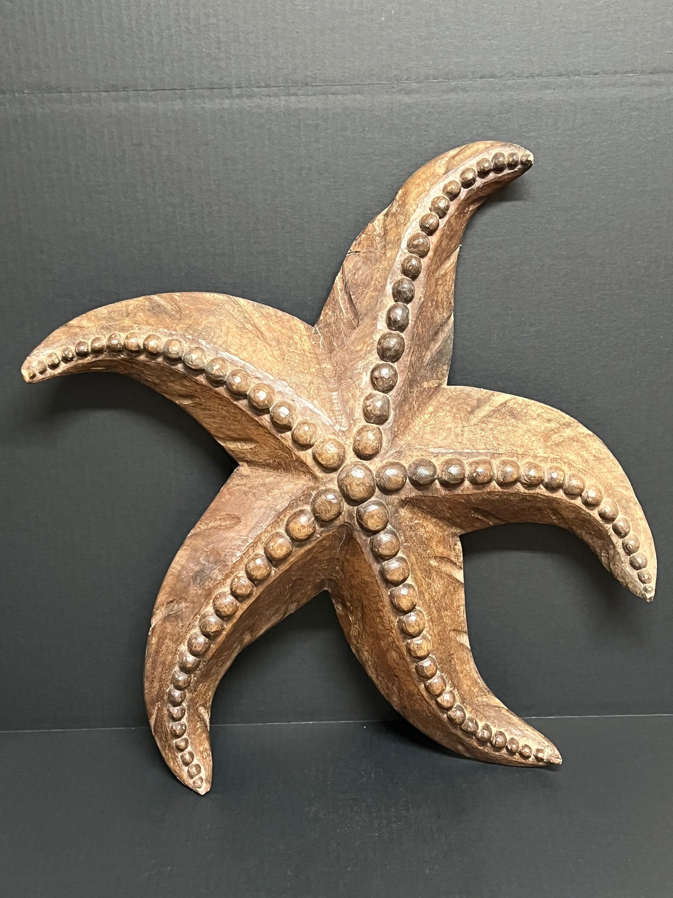 Very Large Carved Solid Wood Paper Mache Mold of Starfish - Etsy